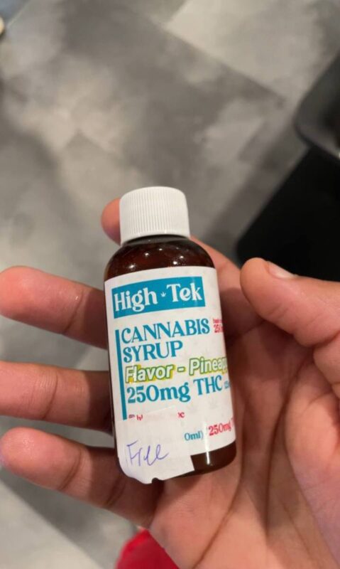 High-tek Cannabis Syrup THC - Trappy Exotics Menu